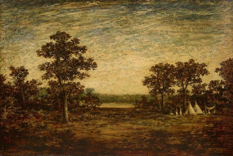 Ralph Albert Blakelock - Indian Encampment For Sale at 1stDibs