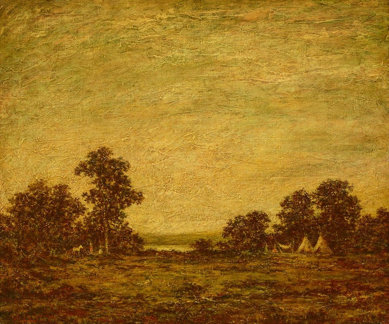 Ralph Albert Blakelock - Indian Encampment For Sale at 1stDibs