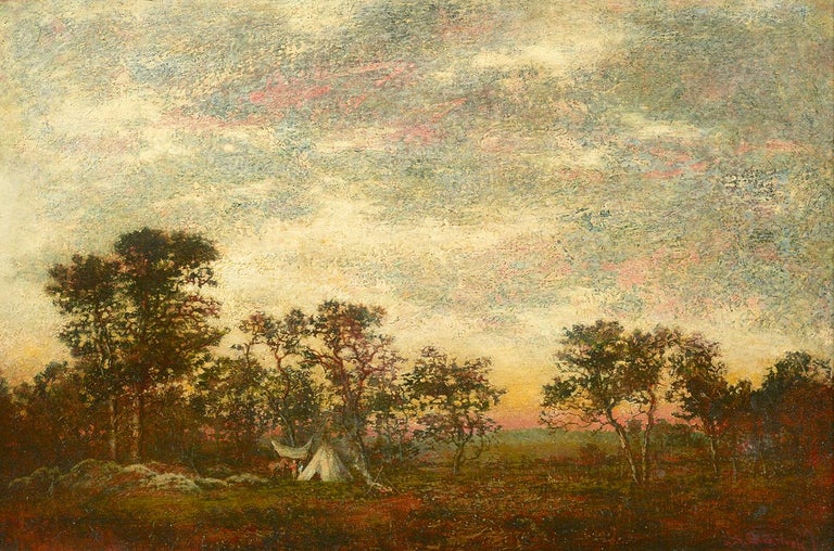 Ralph Albert Blakelock - Indian Encampment For Sale at 1stDibs