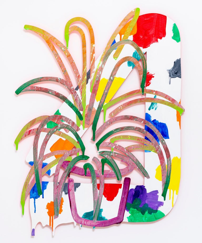 Ralph Anderson - "Untitled (Houseplant Palette)" Acrylic on Aluminium ...