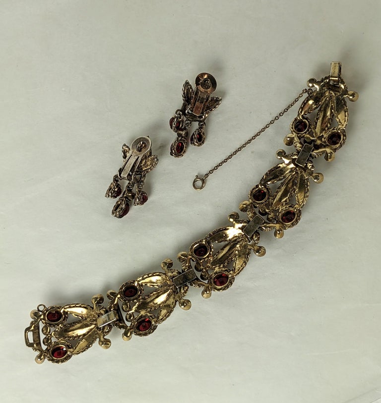 Ralph DeRosa Sterling Retro Vermeil Suite For Sale at 1stDibs