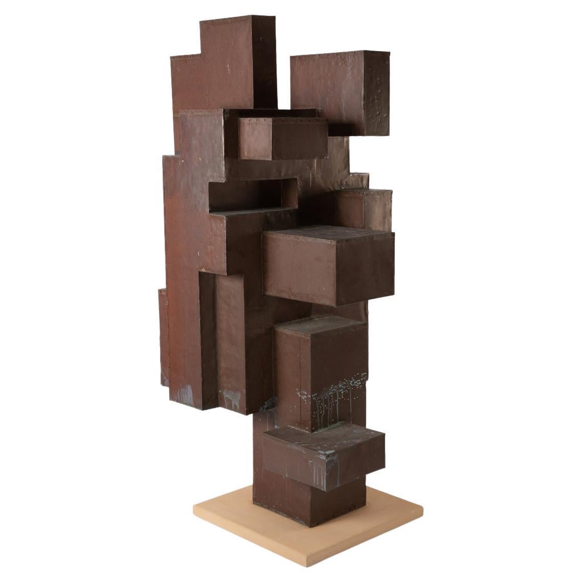 Ralph Deuschle Monumental Copper Sculpture at 1stDibs
