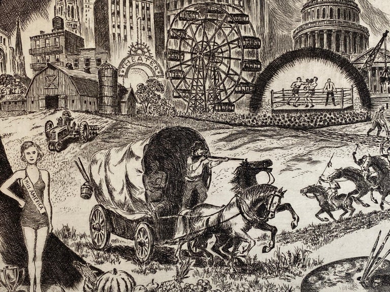 Ralph Fabri - “Americana” For Sale at 1stDibs