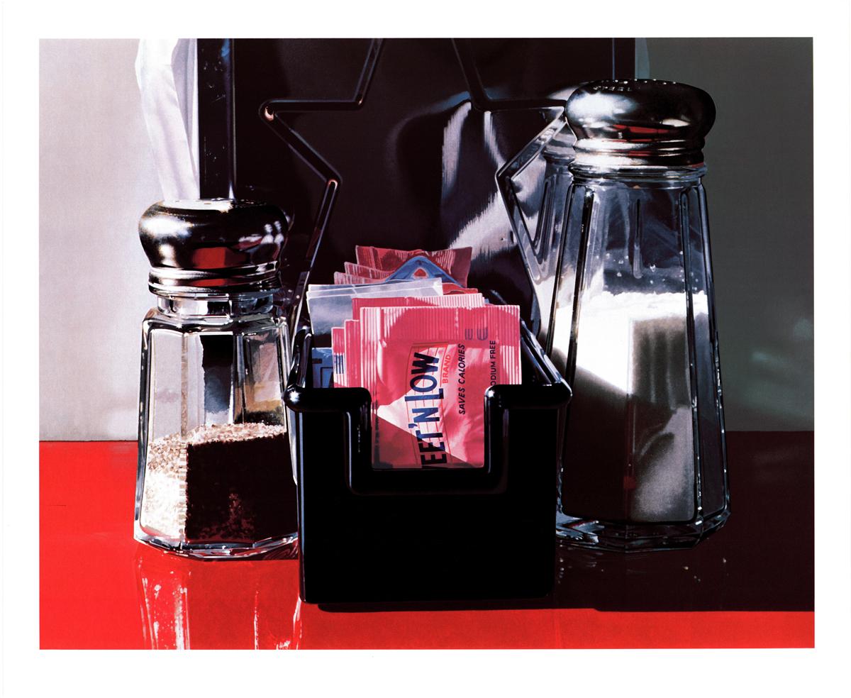 Ralph Goings - Blue Napkin Holder, Photorealist Lithograph by Ralph ...