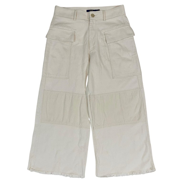 Ralph Lauren 2000's Distressed Boxy Cargo Pants For Sale at 1stDibs