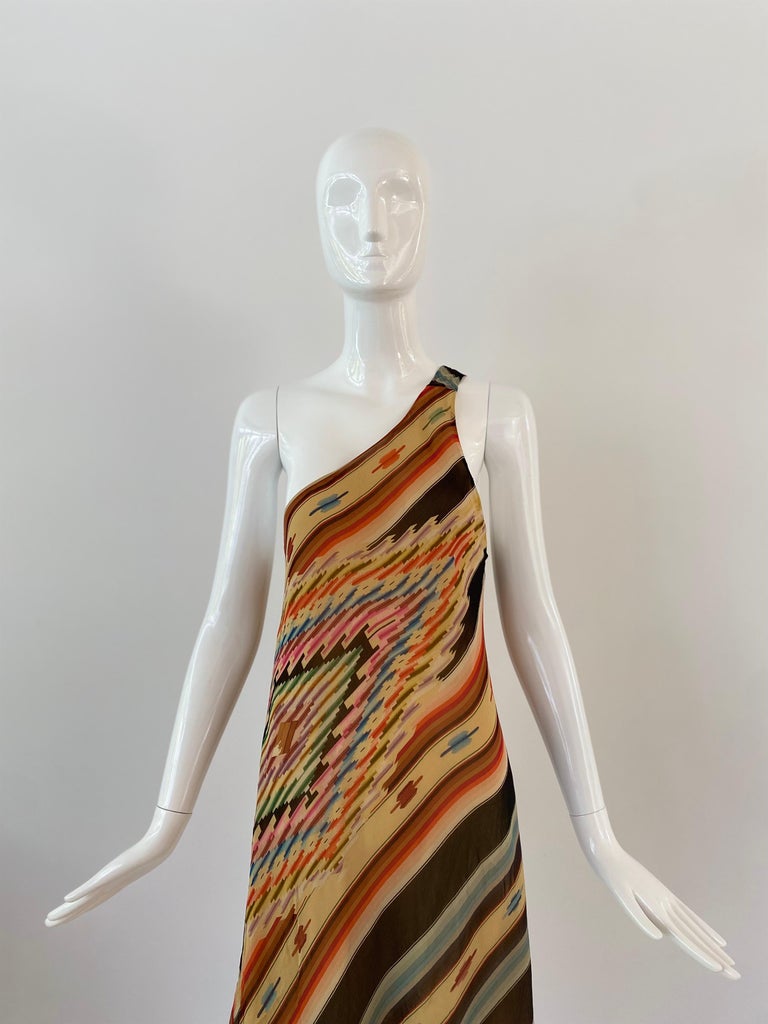 Ralph Lauren Asymmetrical Southwestern Dress For Sale at 1stDibs