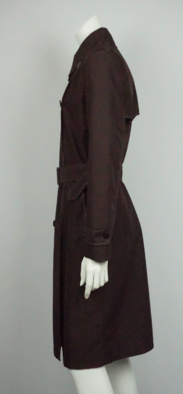 Ralph Lauren BL Brown Rain Coat For Sale at 1stDibs