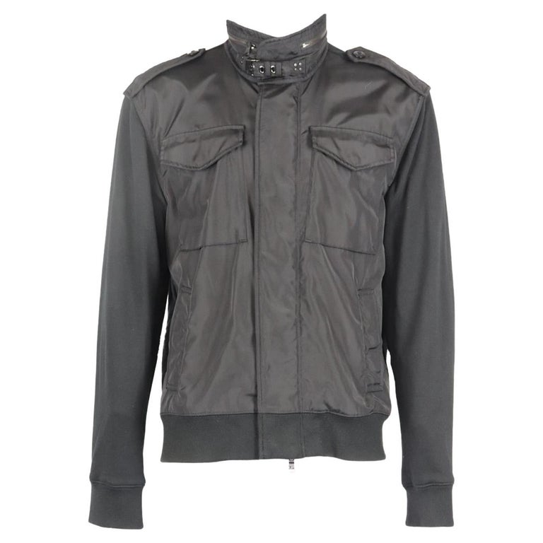 Ralph Lauren Black Label Men's Shell Paneled Cotton Jersey Jacket Large ...