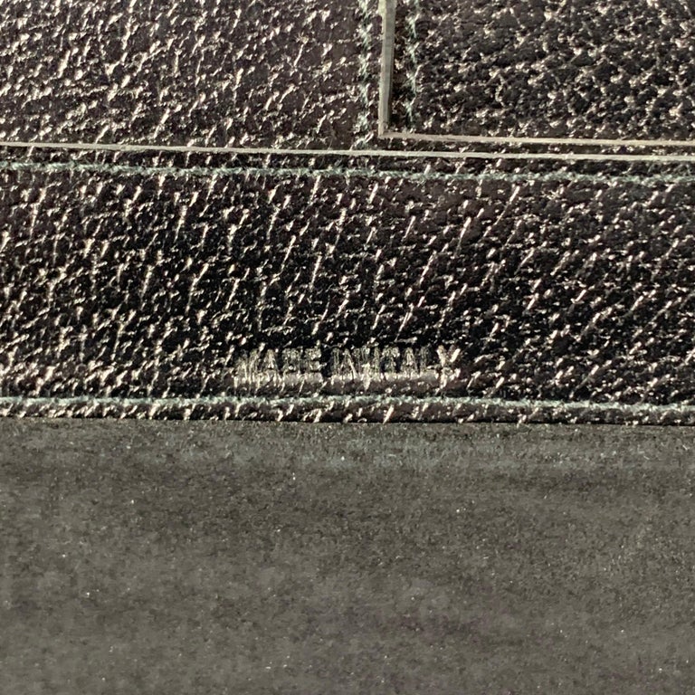 RALPH LAUREN Black Leather Pigskin Rectangle Briefcase Bag at 1stDibs