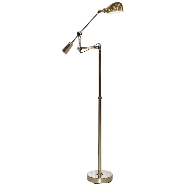 Ralph Lauren Boom Arm RL 67 Est Chrome Floor Standing Height Adjustable ...