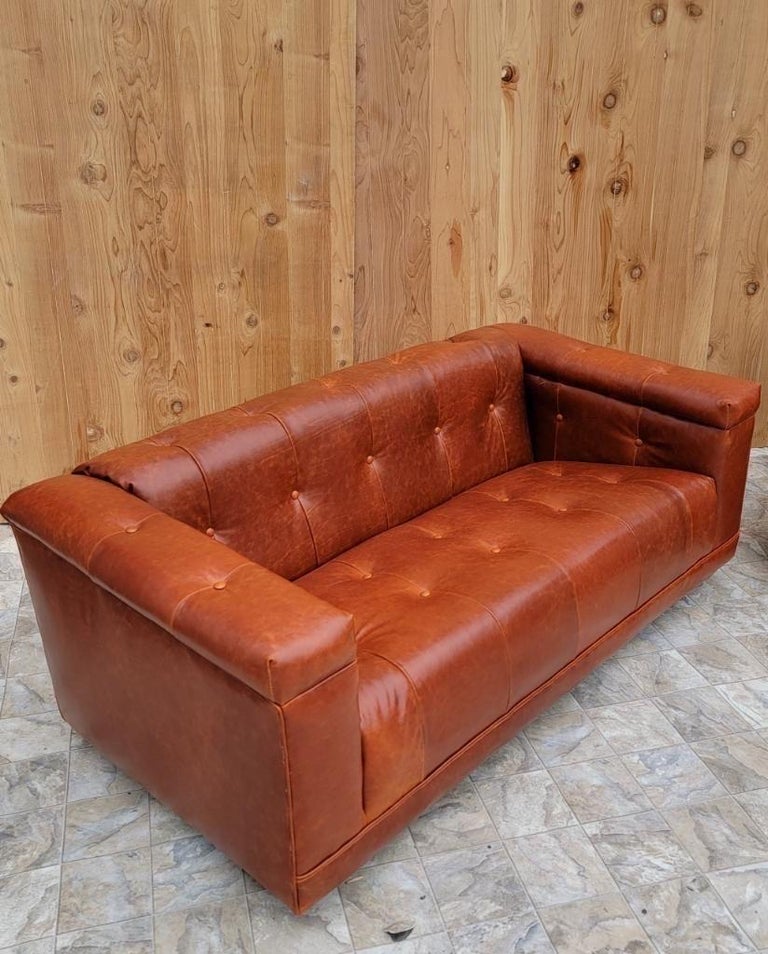 Ralph Lauren Brompton Style Button Tufted Low-Profile Sofa Set Custom ...
