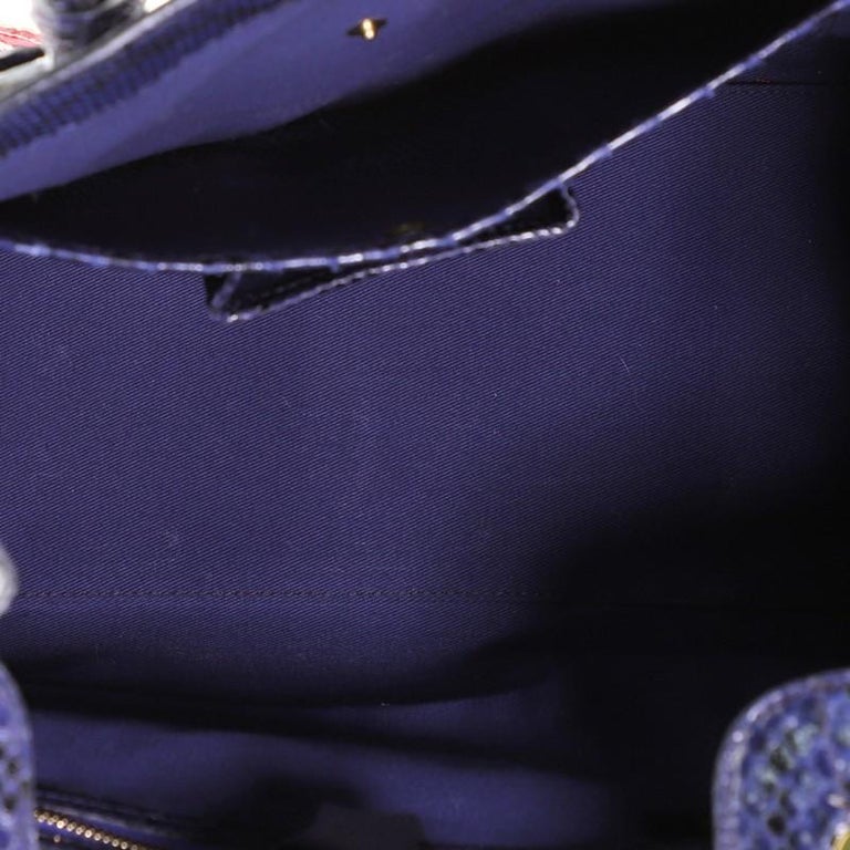 Ralph Lauren Collection American Flag Ricky Satchel Patchwork Canvas ...