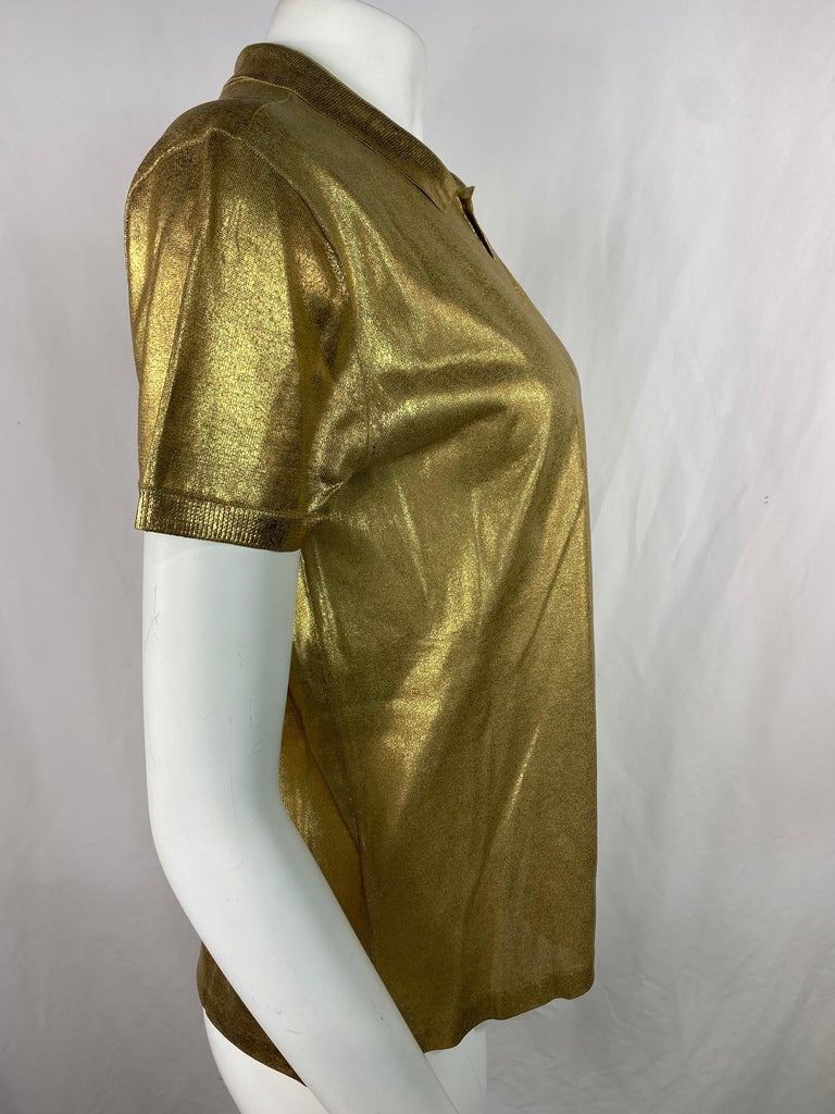 Ralph Lauren Gold Polo Shirt, Size Large For Sale at 1stDibs | gold ...