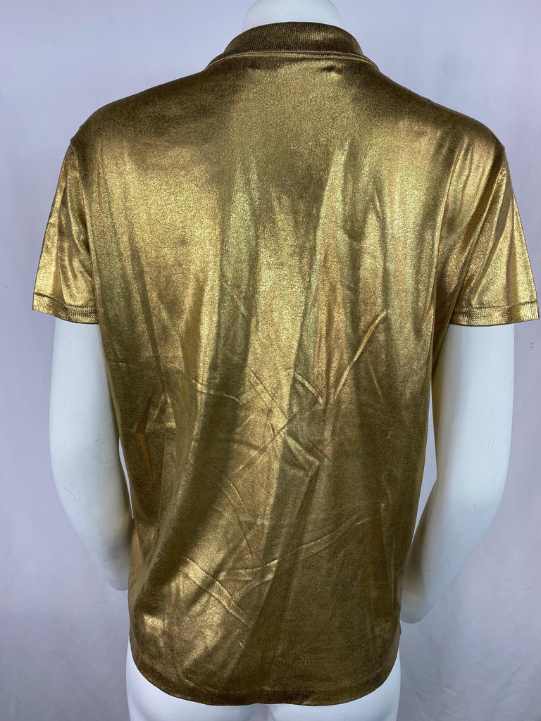 Ralph Lauren Gold Polo Shirt, Size Large For Sale at 1stDibs | gold ...