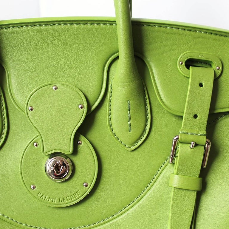 Ralph Lauren Green Soft Ricky 33 Tote Bag at 1stDibs | tote bags ralph ...