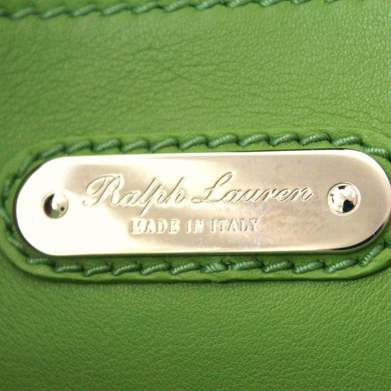Ralph Lauren Green Soft Ricky 33 Tote Bag at 1stDibs | tote bags ralph ...