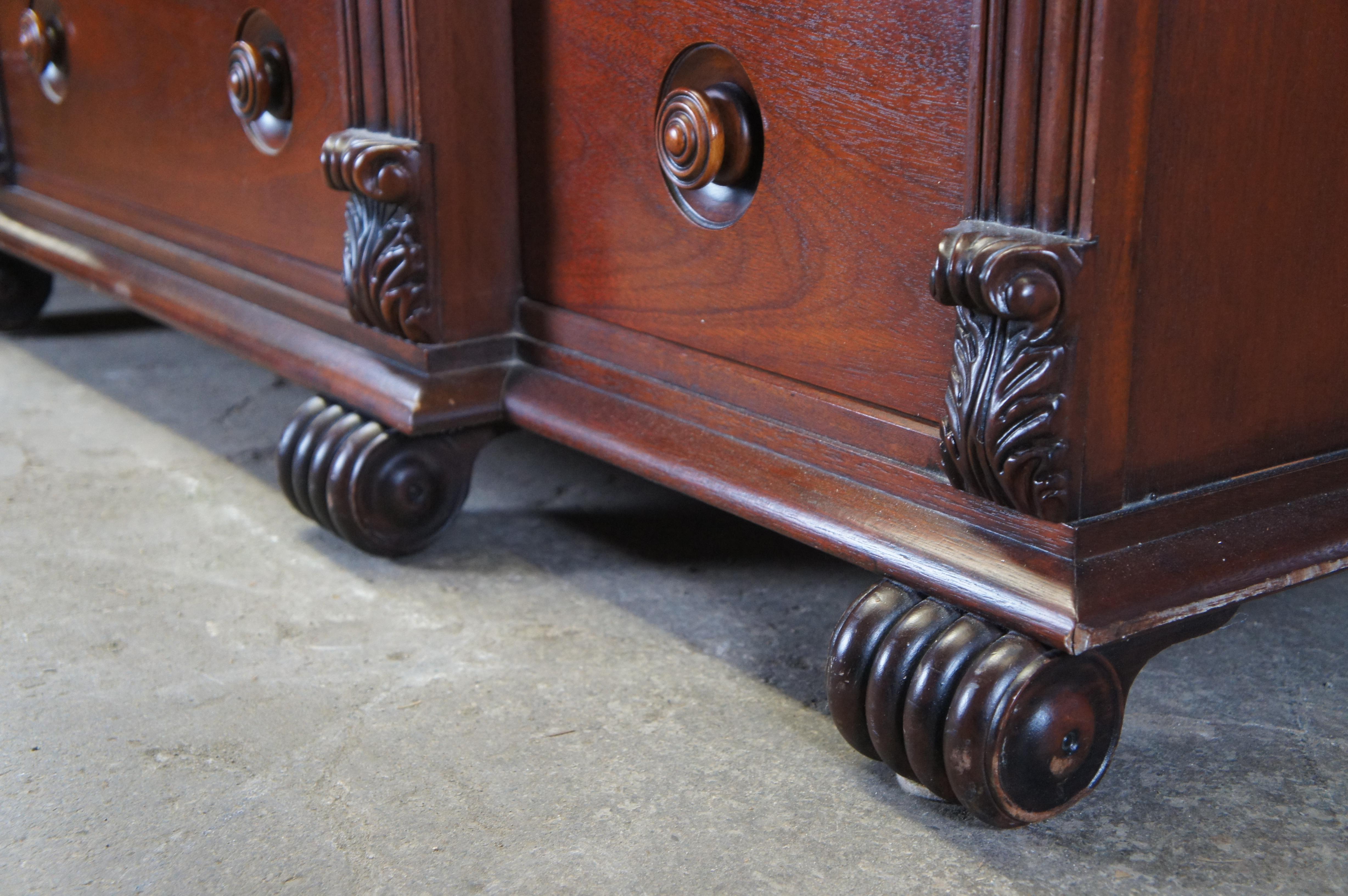 Ralph Lauren Henredon George II Mahogany Gentleman's Dresser Chest of ...