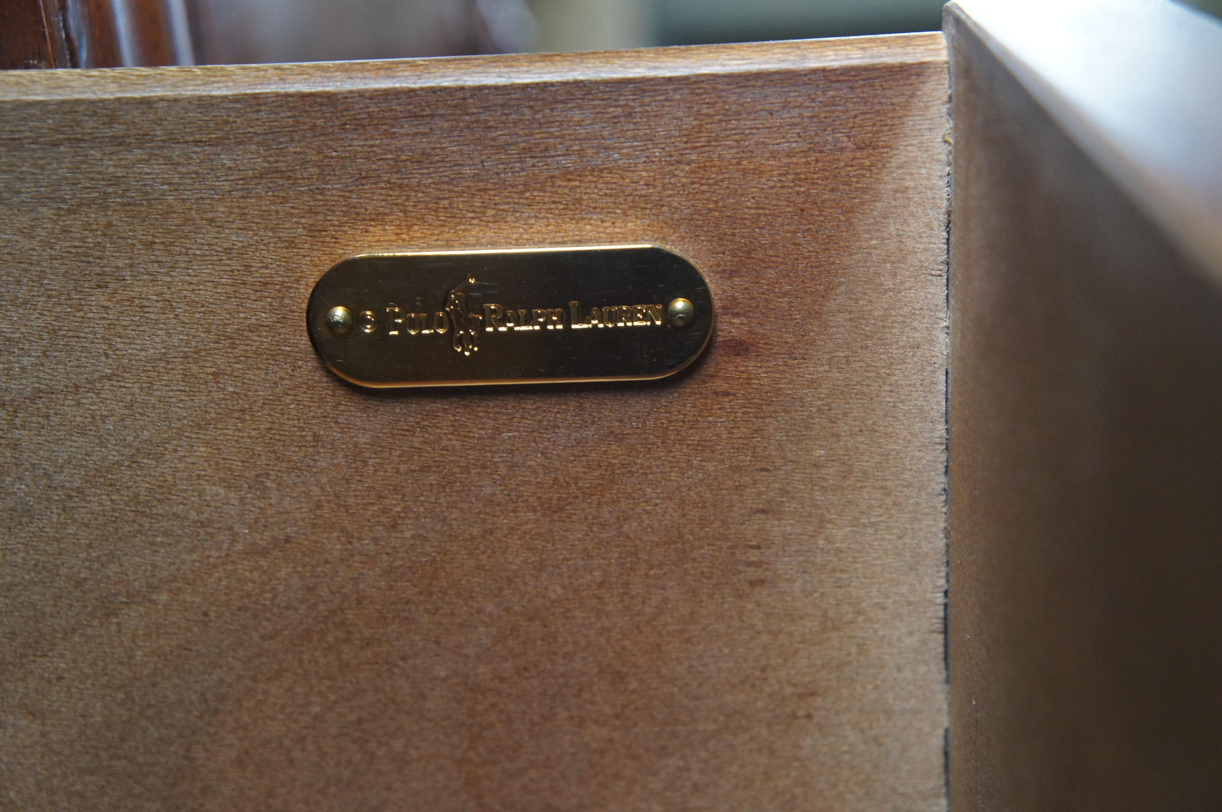 Ralph Lauren Henredon George II Mahogany Gentleman's Dresser Chest of ...