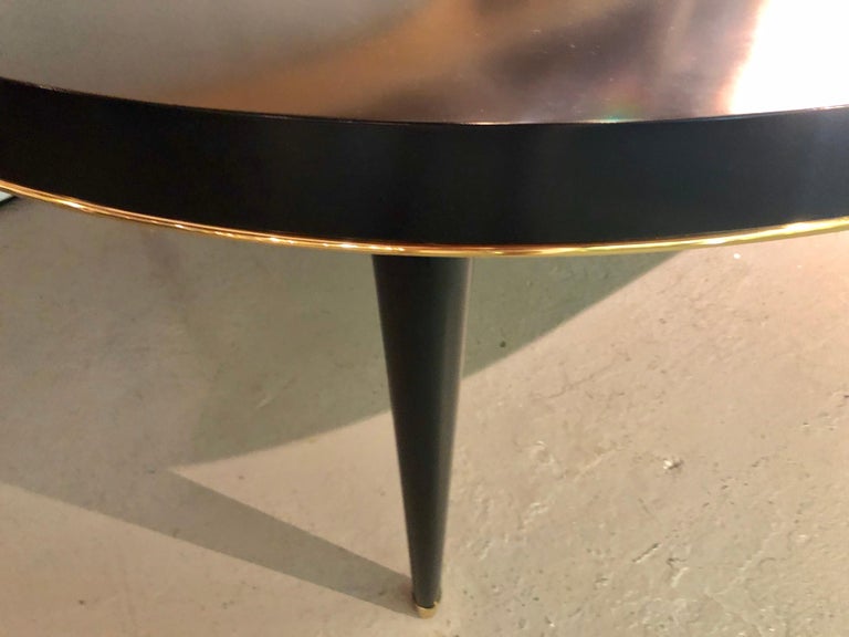 Ralph Lauren Hollywood Regency Style Ebony Dining Table, "One Fifth ...