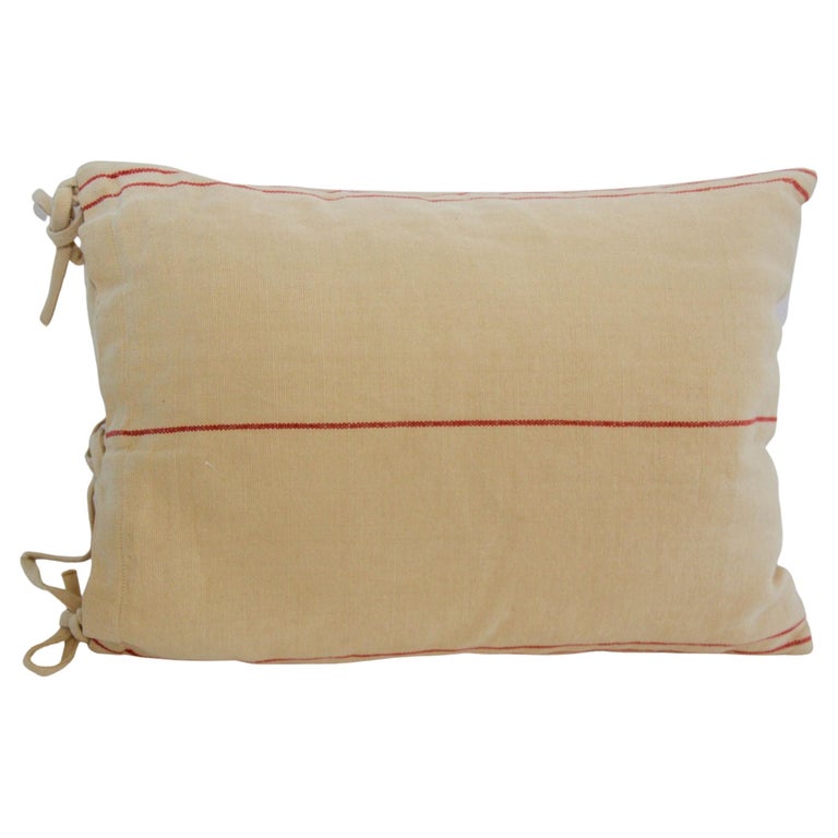 Ralph Lauren Lumbar Pillow Rectangular Shape Country French Grain Sack ...