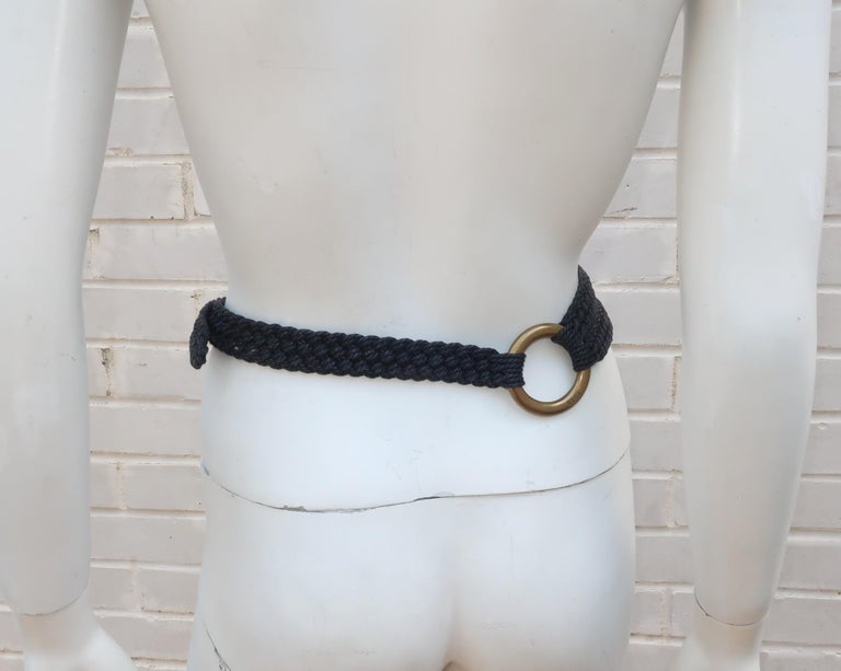 Ralph Lauren Nautical Rope and Brass Ring Belt at 1stDibs | ralph ...