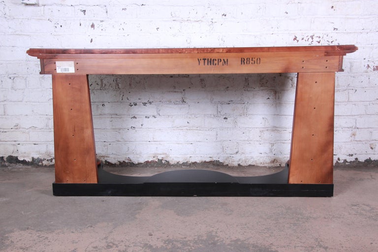 Ralph Lauren Neoclassical Flame Mahogany Console or Entry Table at ...