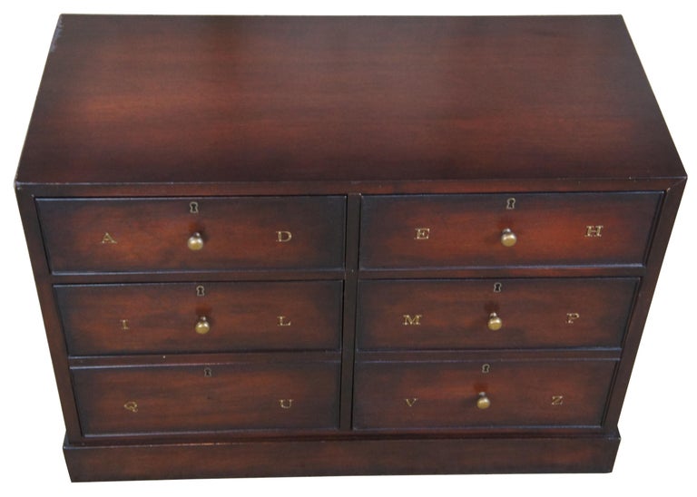 Ralph Lauren New Bohemian ABC Dresser Block Chest Bachelor File Cabinet ...