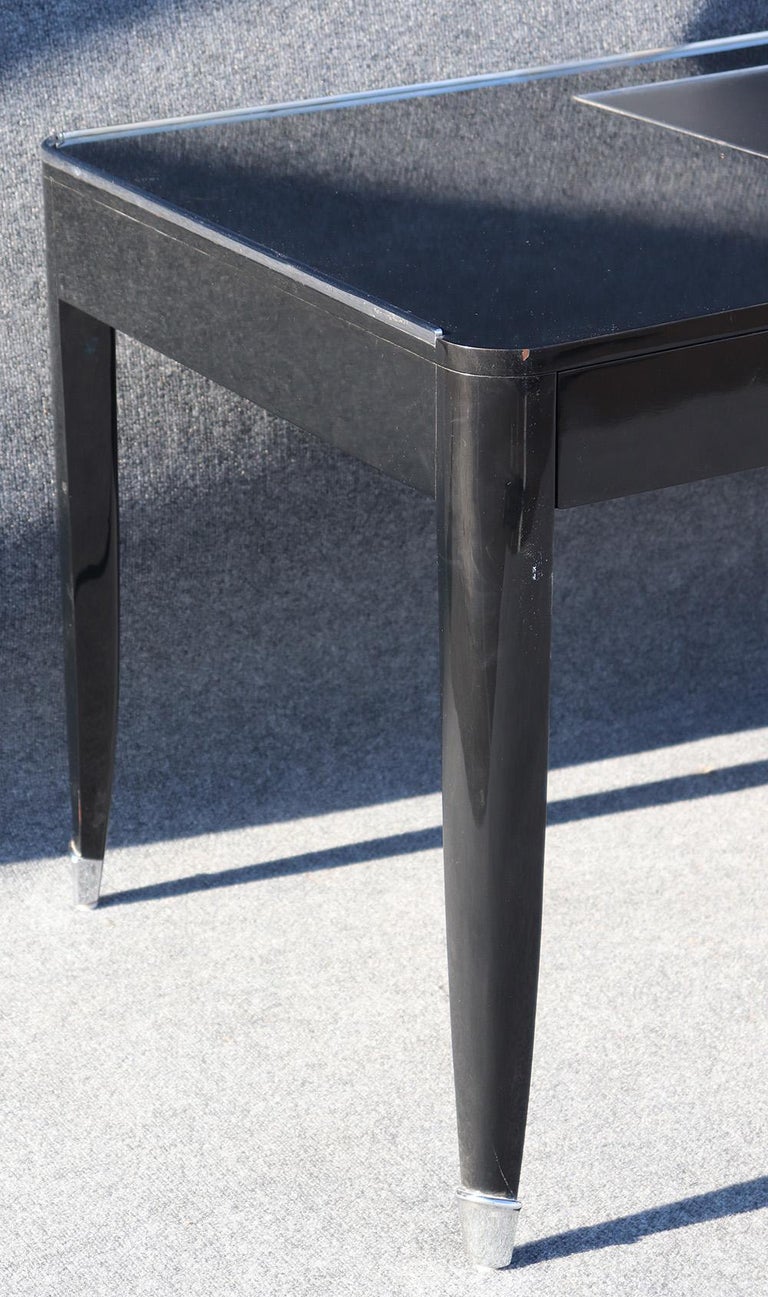 Black Ralph Lauren One Fifth Paris Bureau Plat Writing Table Desk at ...