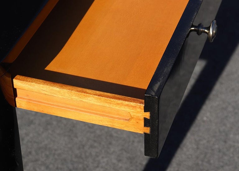 Black Ralph Lauren One Fifth Paris Bureau Plat Writing Table Desk at ...