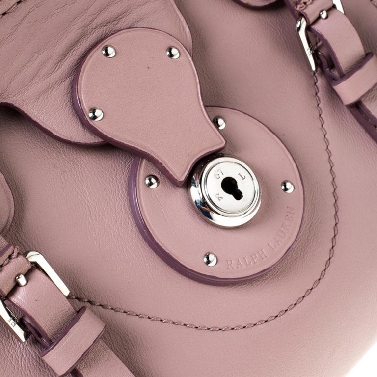 Ralph Lauren Pale Pink Leather Mini Ricky Tote at 1stDibs