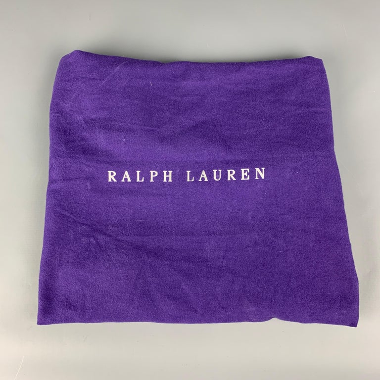 RALPH LAUREN Purple Label Black Leather Briefcase For Sale at 1stDibs
