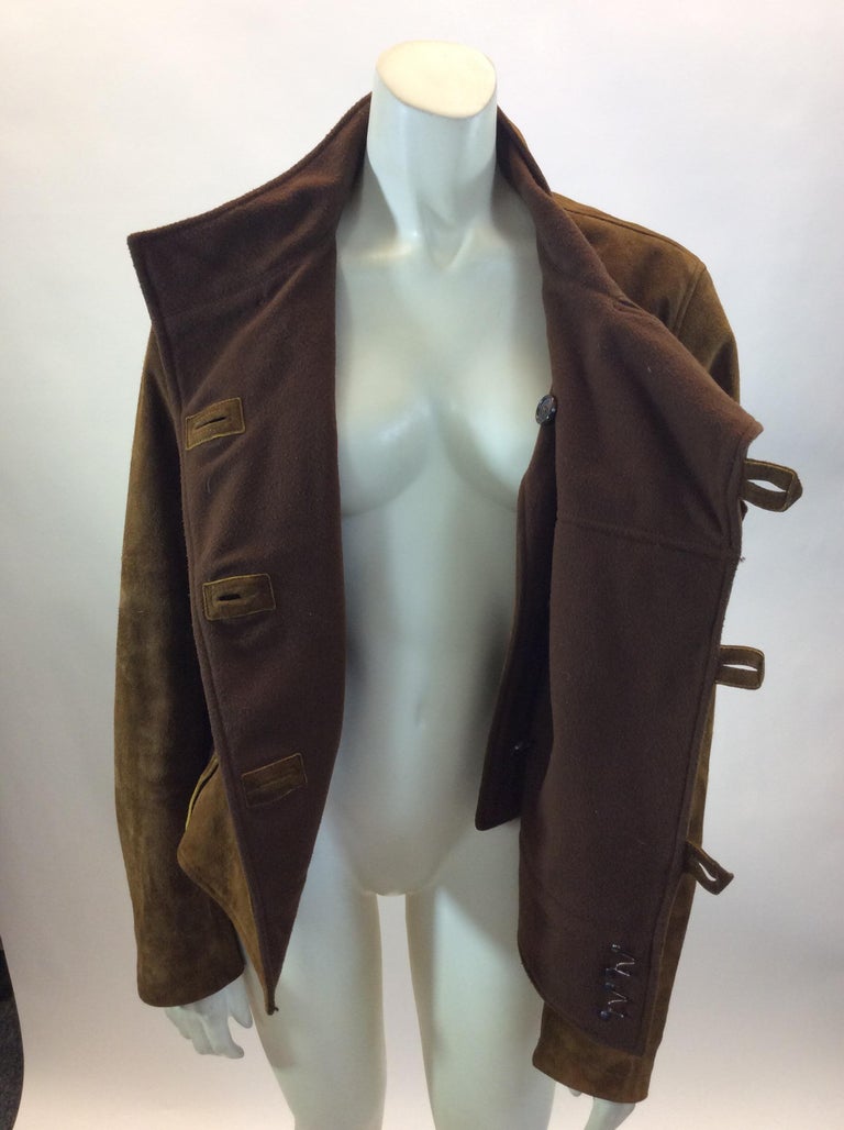 Ralph Lauren Purple Label Brown Suede Jacket For Sale at 1stDibs ...
