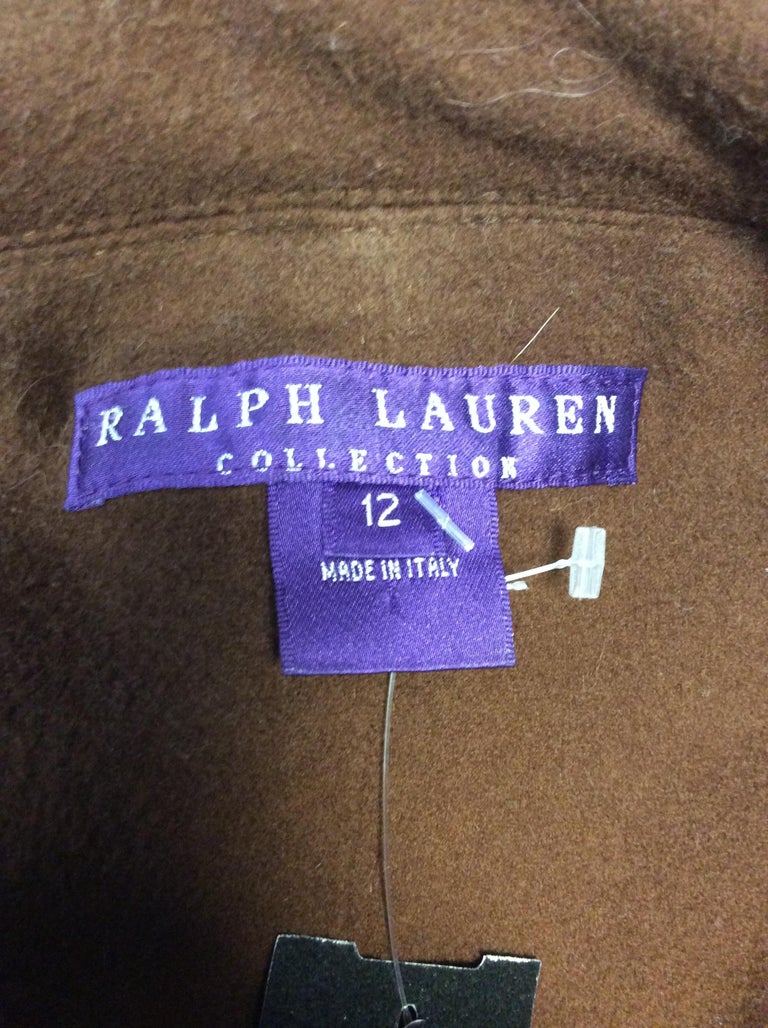 Ralph Lauren Purple Label Brown Suede Jacket For Sale at 1stDibs ...