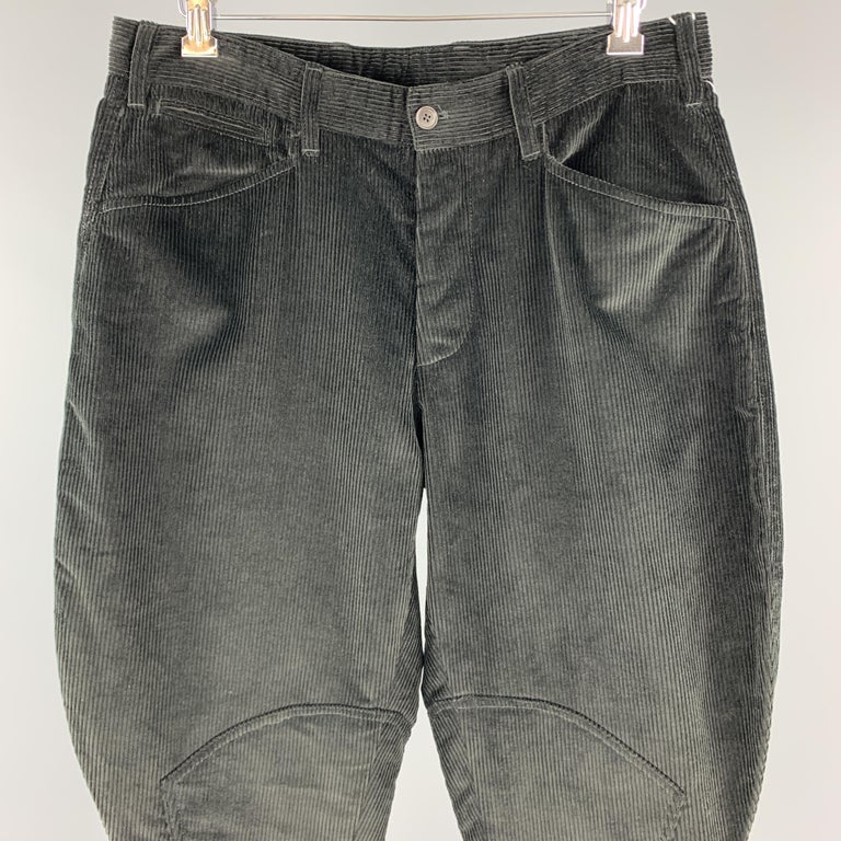 RALPH LAUREN Purple Label Size 30 Black Corduroy Breeches Jodhpur Pants ...