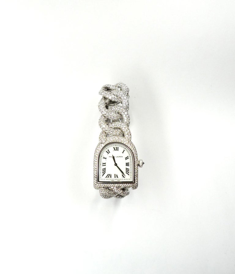 Ralph Lauren "Stirrup" Watch Diamonds Manual Winding, Limited Edition ...