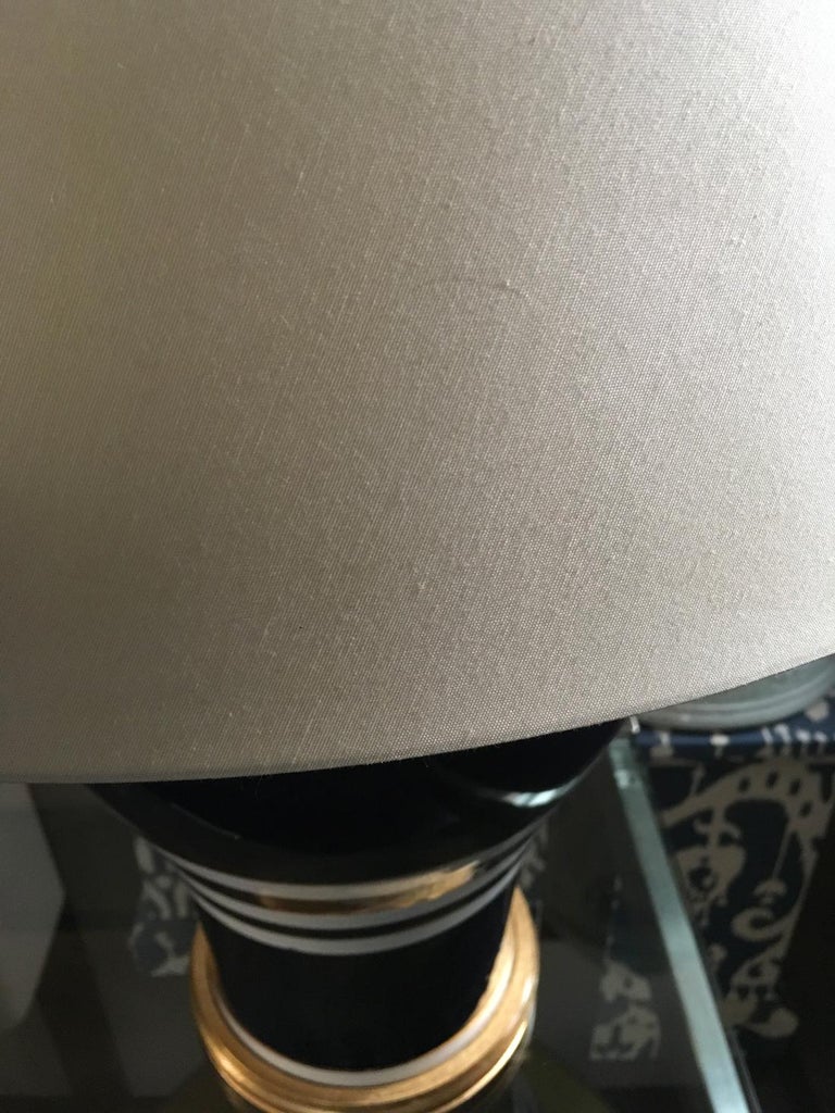 Ralph Lauren Table Lamp Glazed Porcelain Blue and White in Modern Style ...