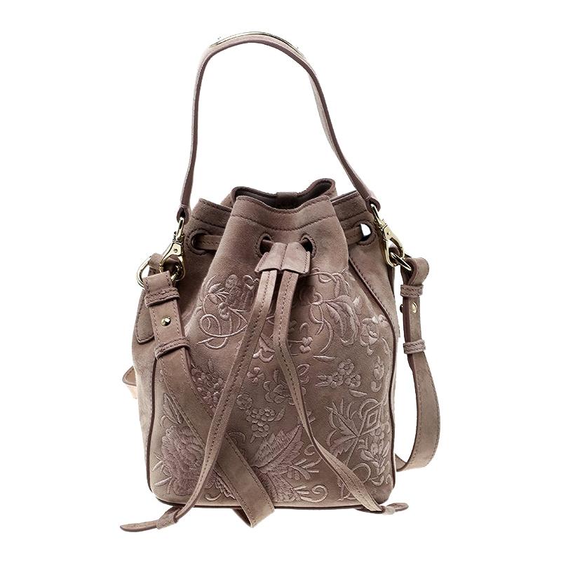 Ralph Lauren Metallic Gold Snake Skin Leather Ricky Bucket Bag Handbag ...