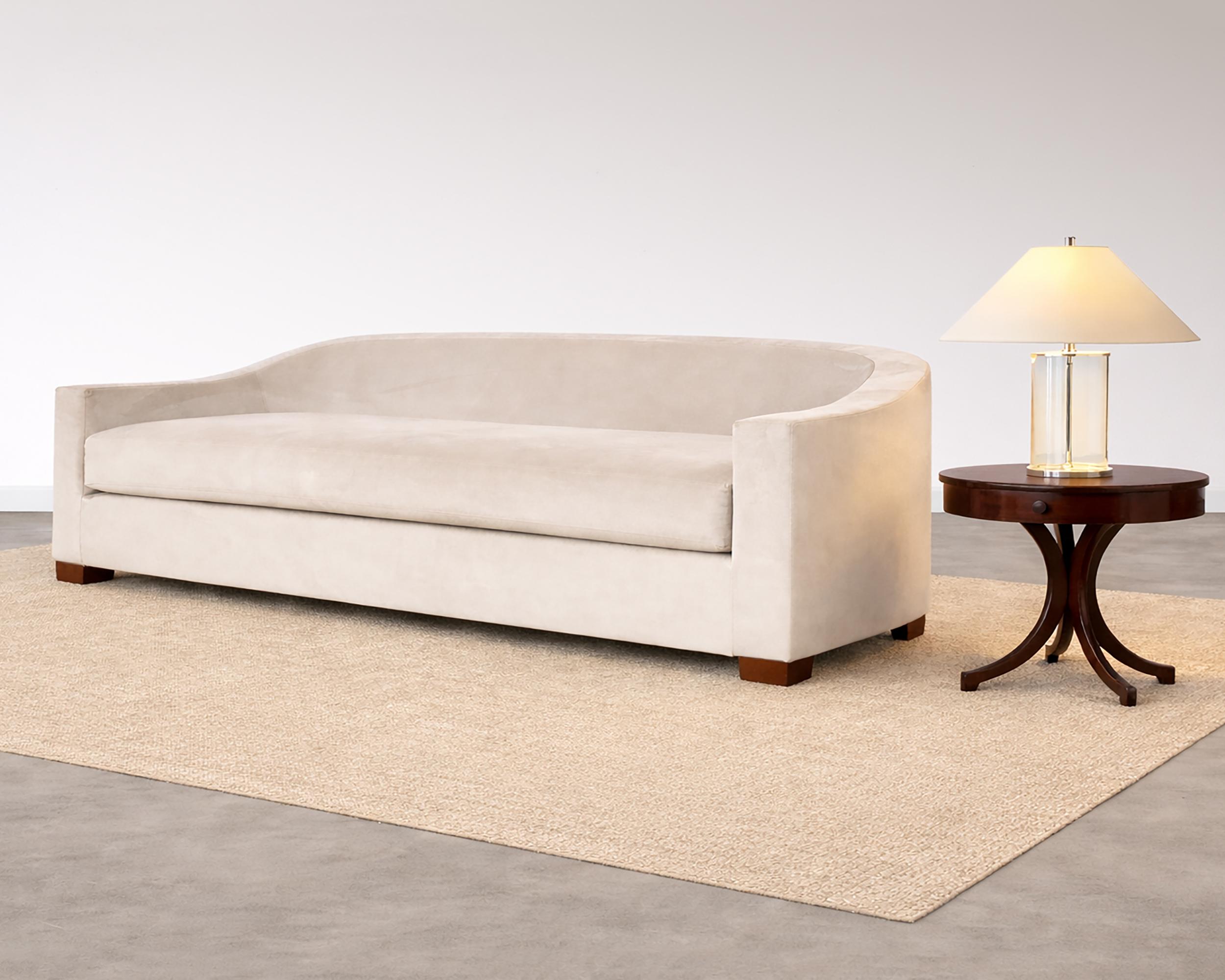 Ralph Lauren Tremont Slope Arm Velvet Sofa For Sale at 1stDibs