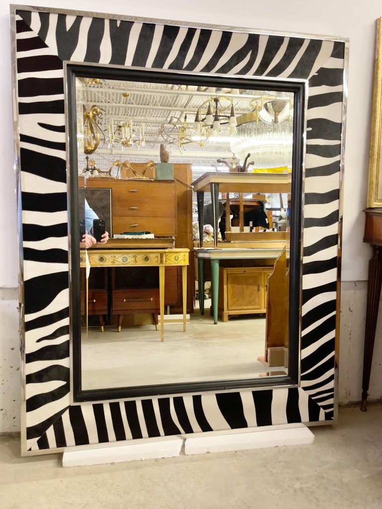 Ralph Lauren Zebra Mirror at 1stDibs