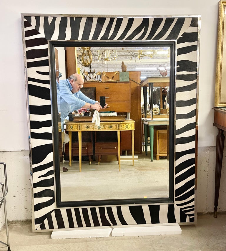 Ralph Lauren Zebra Mirror at 1stDibs