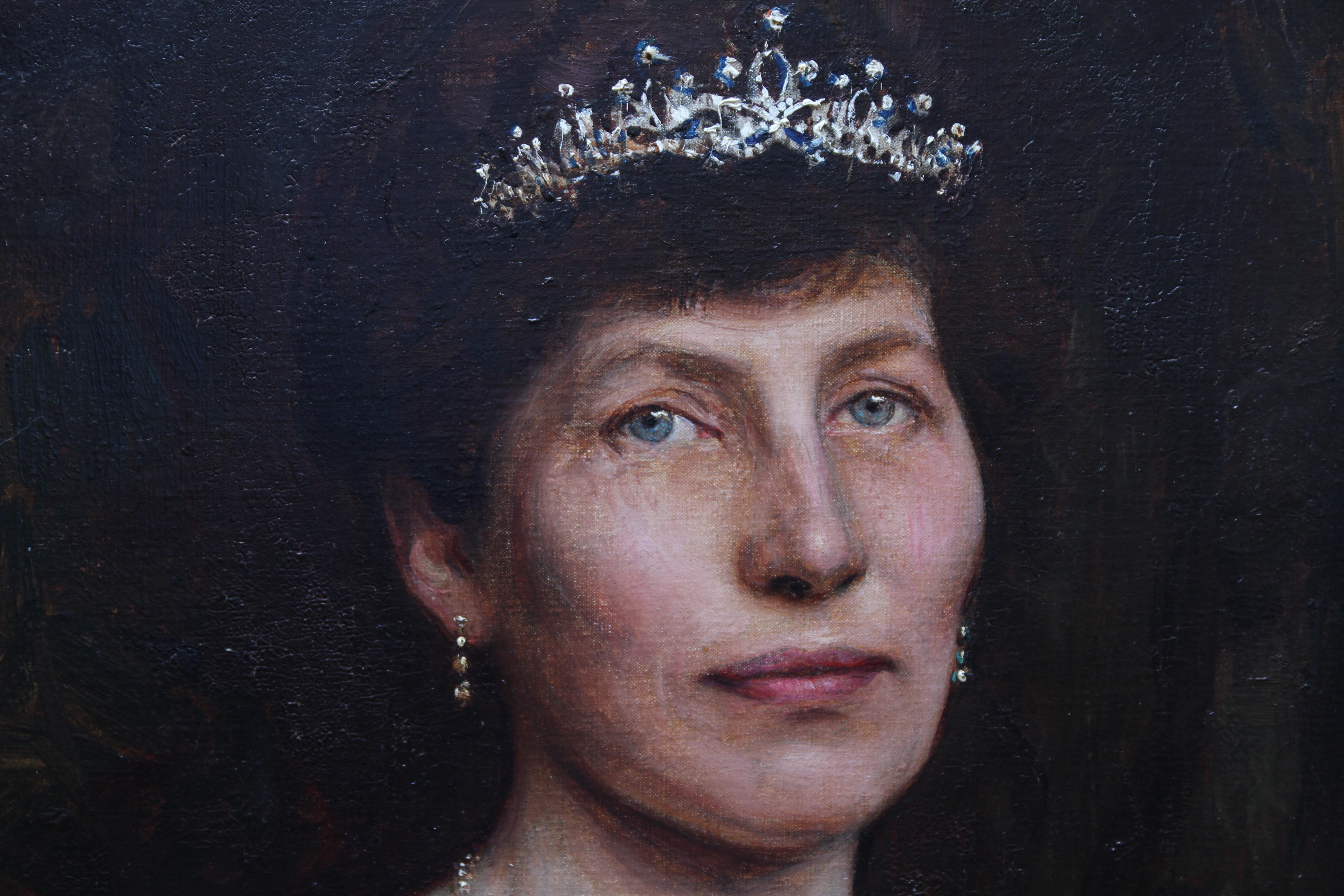 Ralph Peacock - Portrait of an Edwardian Lady - British 1900 art female ...