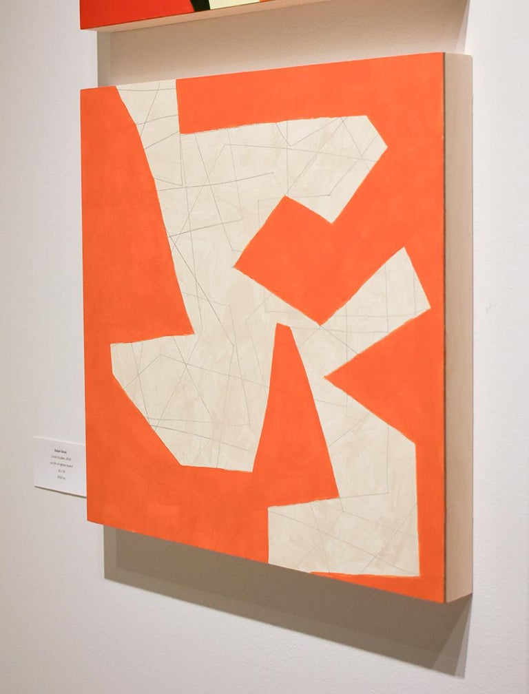 Ralph Stout - Small #15 (Graphic Abstract Geometric Painting on Panel ...