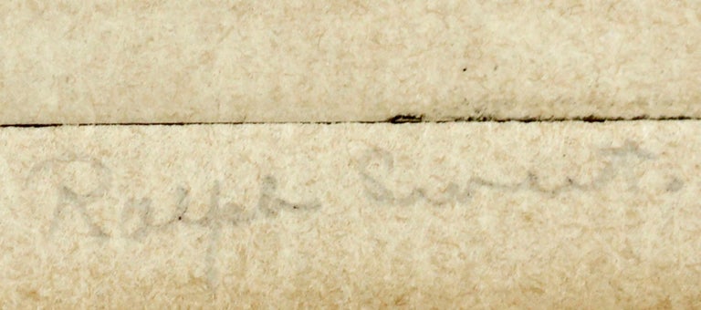 Ralph Sweet - Early 20th Century Miniature Etching, Portrait of an Old ...