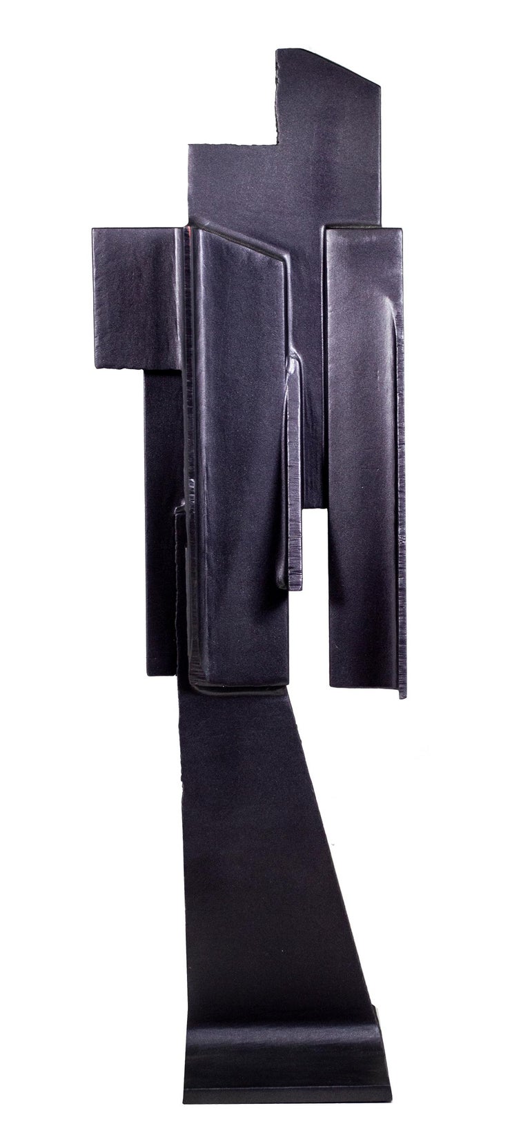 Ralph Wickstrom – „Original-Skulptur „Urbanszene“ aus bemaltem Stahl ...