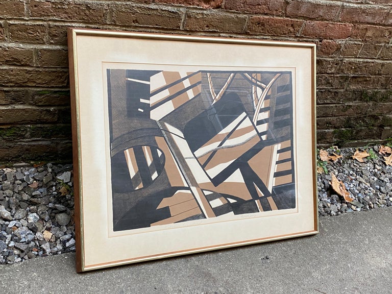 Ralston Crawford Precisionist 1938 Lithograph For Sale at 1stDibs