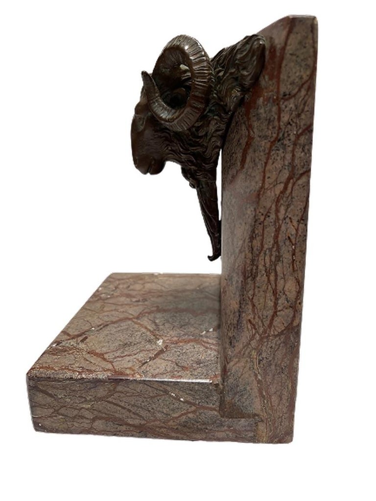 Ram Head Bookends at 1stDibs