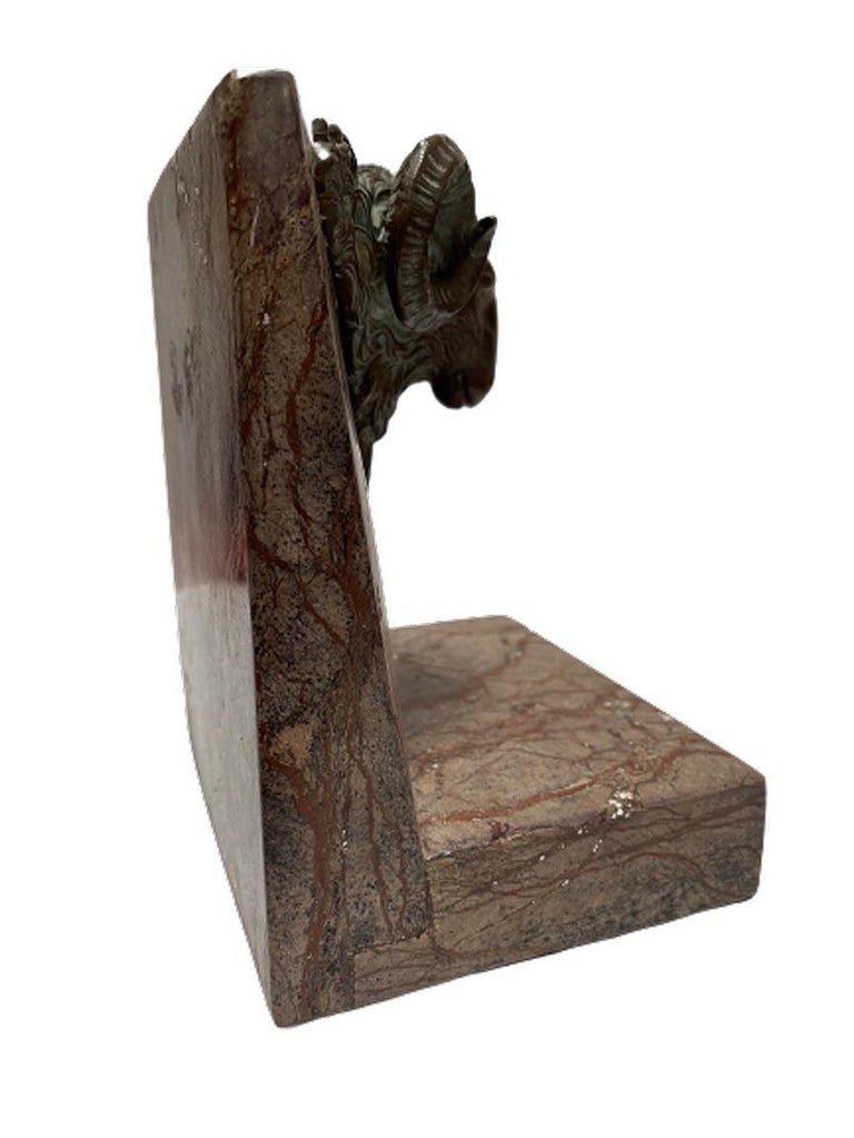 Ram Head Bookends at 1stDibs