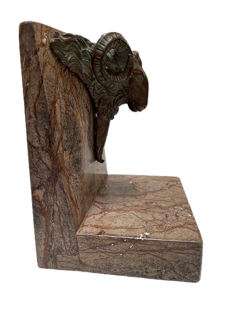 Ram Head Bookends at 1stDibs