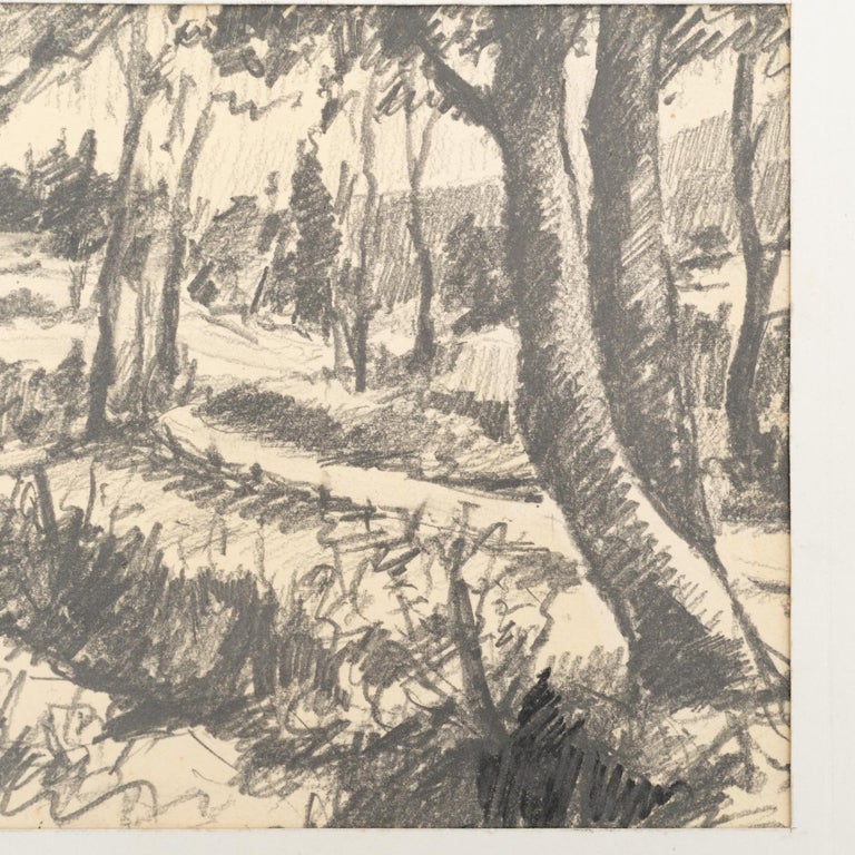 Ramon Duran Font Drawing, circa 1960 For Sale at 1stDibs