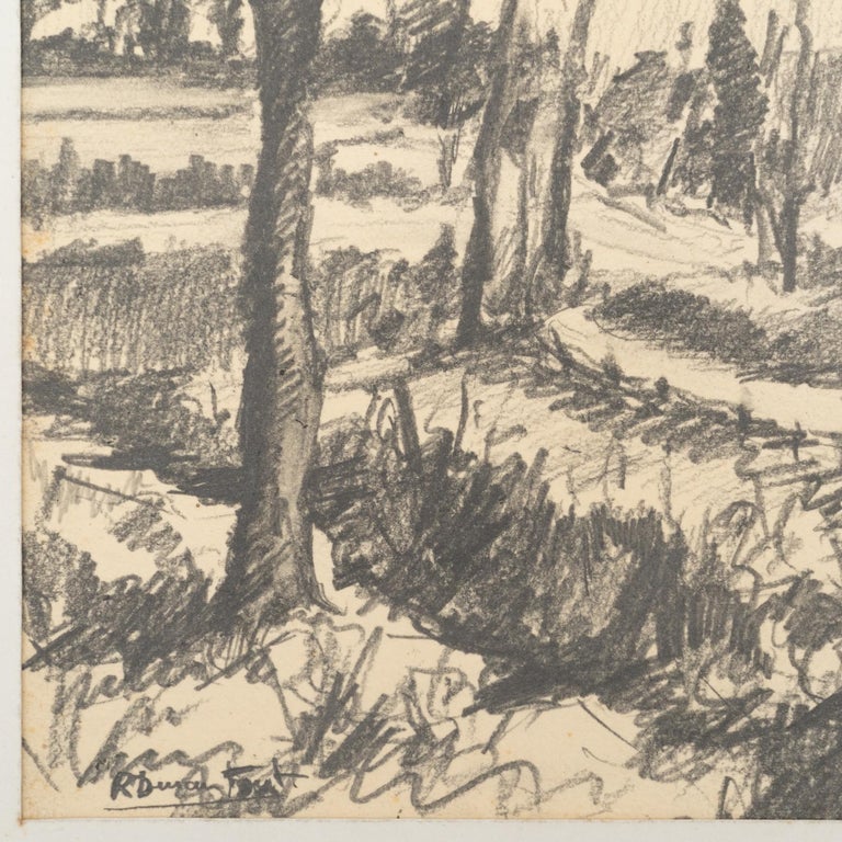 Ramon Duran Font Drawing, circa 1960 For Sale at 1stDibs